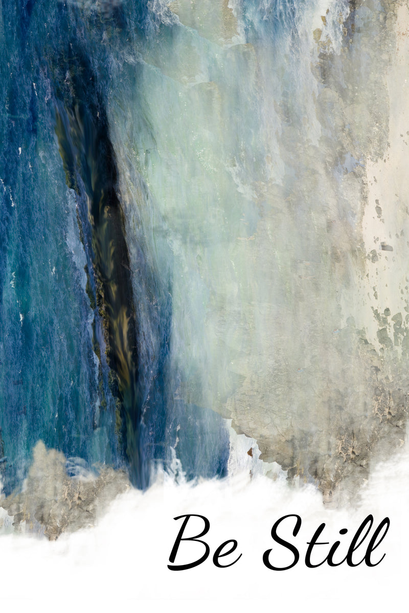 Be Still Ocean Blues Abstract – Linda Jackman Interiors